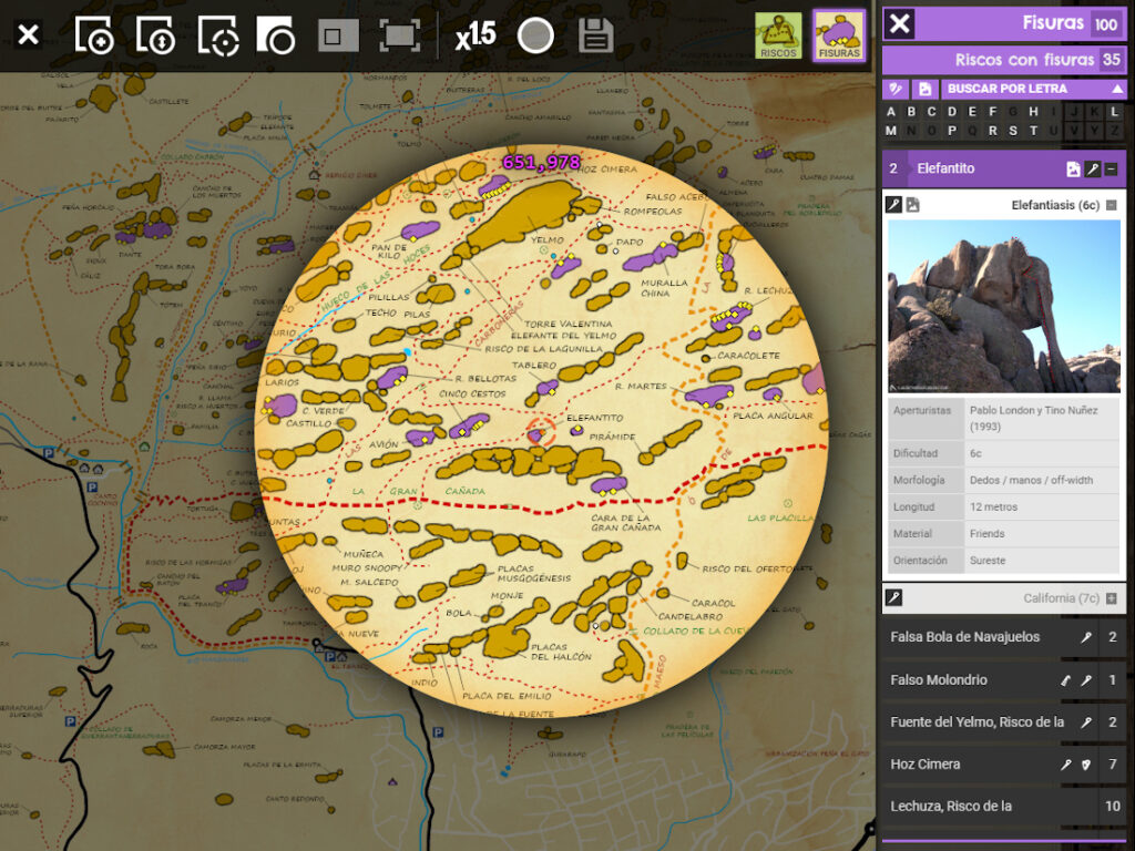 Mapas – Cuaderno de Escaladas